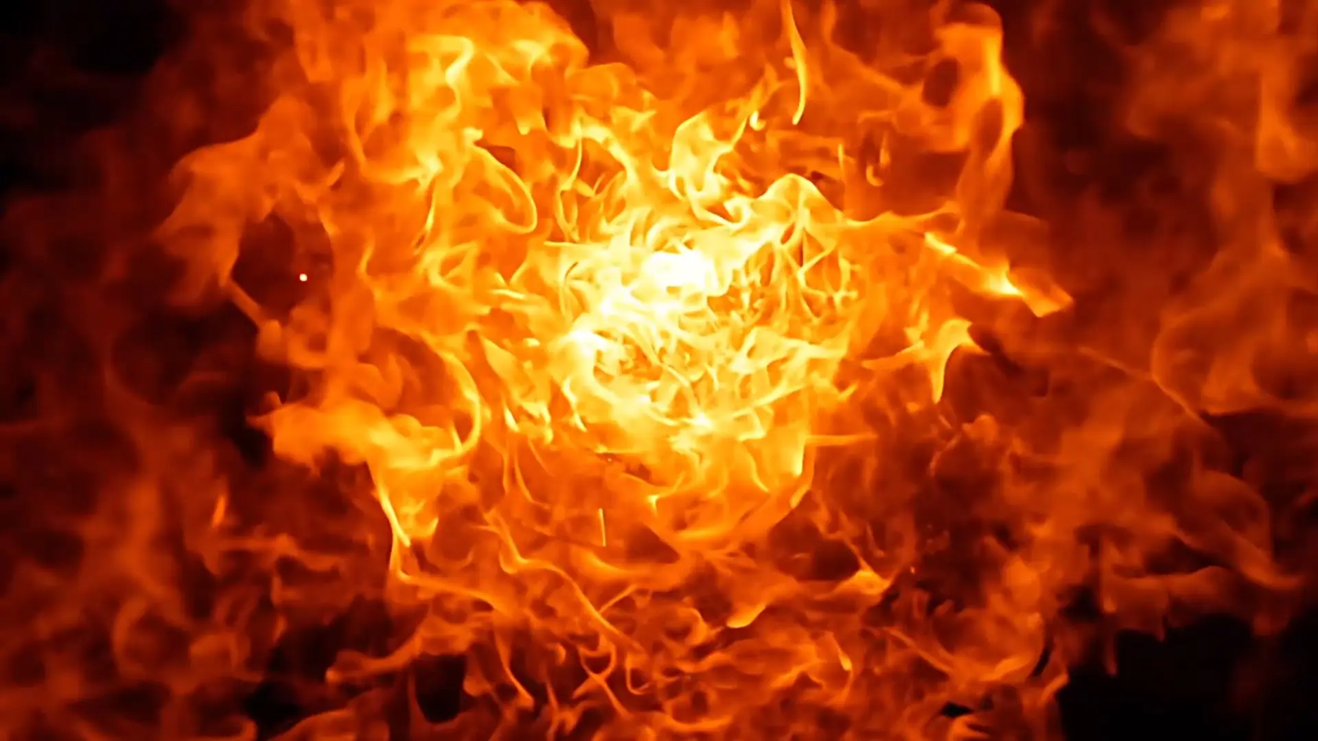 Blazing Fire Background Logo Animation | Videos